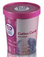 Baskin Robbin'S Cotton Candy Ice Cream Quart - 1Source