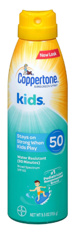 Coppertone Kids Sunscreen Spray SPF 50 - 1Source