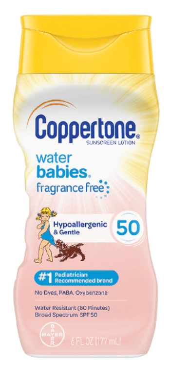 Coppertone Babies Sunscreen Lotion SPF 50 Hypoallergenic & Gentle - 1Source