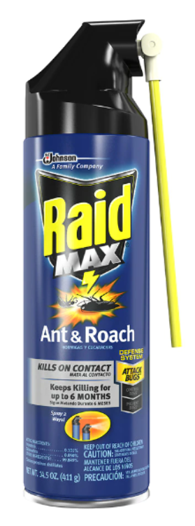 Raid Max Ant & Roach Killer Insecticide Spray - 1Source