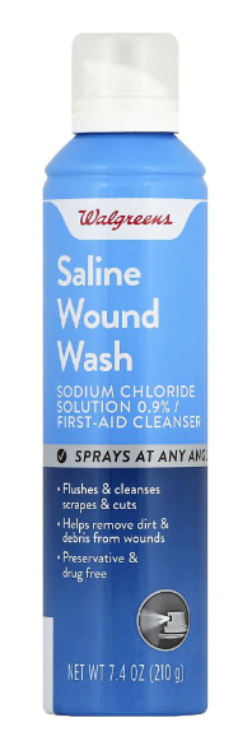 Walgreens Saline Wound Wash - 1Source