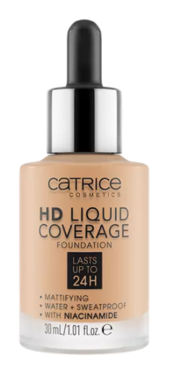 CATRICE Cosmetics HD LIQUID COVERAGE FOUNDATION 042 Sandy Rose - 1Source