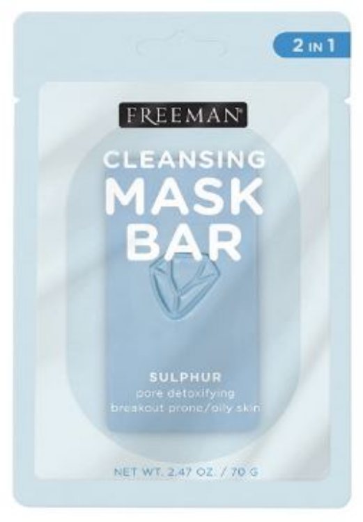 Freeman 2 In 1 Sulphur Cleansing Mask Bar - 1Source