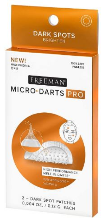 Freeman Micro Darts Pro Hyaluronic Acid + Vitamin C Dark Spot Patches ...