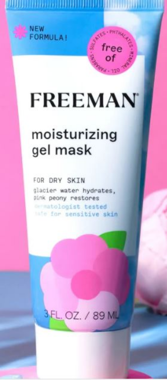 Freeman Moisturizing Glarier Water & Pink Peony Gel Mask - 1Source