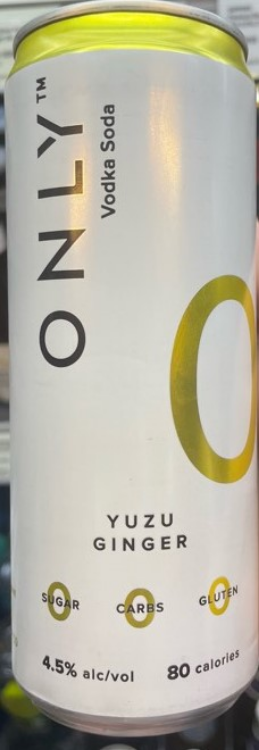 Only Vodka Soda Yuzu Ginger - 1Source