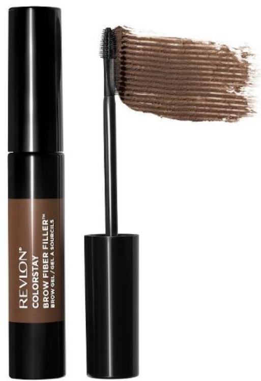 Revlon Colorstay Brow Fiber Filler Brow Gel Color 303 Medium Brown ...