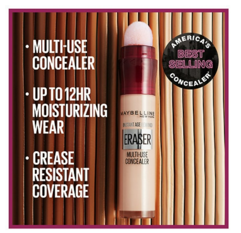Maybelline Instant Eraser Multi Use Concealer Deep Bronze - 1Source