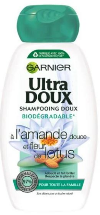 Garnier Ultra Doux Biodegradable Shampooing Doux - 1Source
