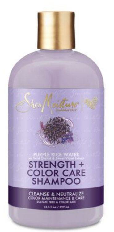 SHEA MOISTURE PURPLE RICE WATER STRENGTH & COLOR CARE SHAMPOO - 1Source