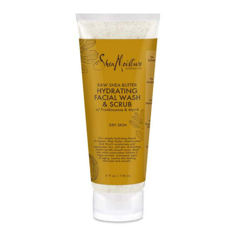 SHEA MOISTURE RAW SHEA BUTTER HYDRATING FACIAL WASH & SCRUB - 1Source