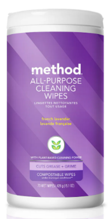 Method All Purpose Cleaning Wipes French Lavender - 1Source