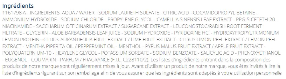 Garnier Fructis Freeze Force Shampooing Revigorant 2 En 1 Cheveux ...