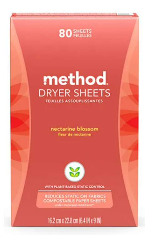 Method Dryer Sheets Nectarine Blossom - 1Source