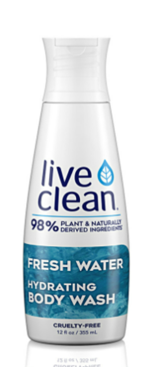 Live Clean FRESH WATER HYDRATING BODY WASH Cruelty Free - 1Source