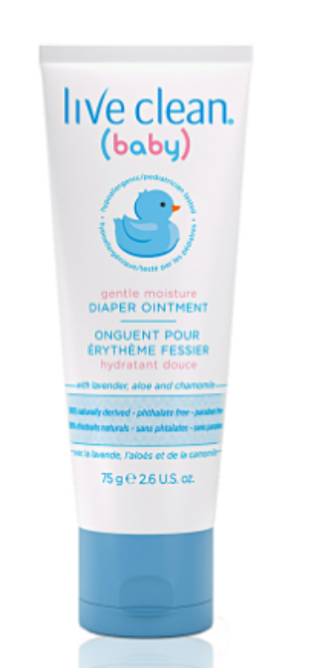 Live Clean Baby Gentle Moisture DIAPER OINTMENT With Lavender Aloe And ...