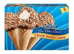 Blue Bunny Classic Sundae Ice Cream Cones - 1Source