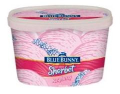 Blue Bunny Raspberry Sherbet - 1Source