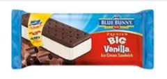 Blue Bunny Big Vanilla Ice Cream Sandwich - 1Source