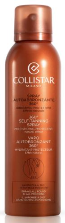 Collistar Milano 360 Self Tanning Spray Moisturizing Protective Natural ...