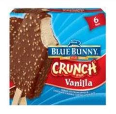 Blue Bunny Vanilla Ice Cream Crunch Bar - 1Source