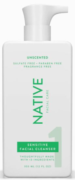 Native Sensitive Facial Cleanser Unscented 1 - 1Source