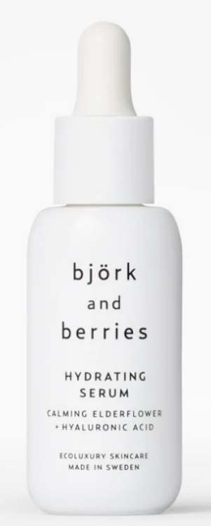 Bjork And Berries HYDRATING SERUM CALMING ELDERFLOWER + HYALURONIC ACID ...