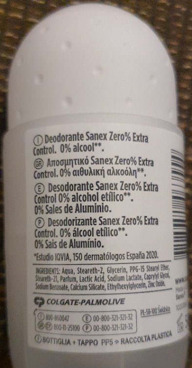 Sanex Zero% Extra Control Deodorant 48H - 1Source