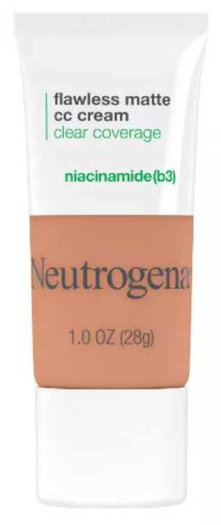 Neutrogena Clear Coverage Flawless Matte Cc Cream Color Cappuccino 6.3 ...