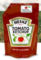 Heinz Stand-Up Pouch Ketchup - 1Source