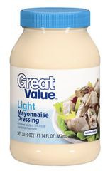 Great Value Light Mayonnaise - 1Source