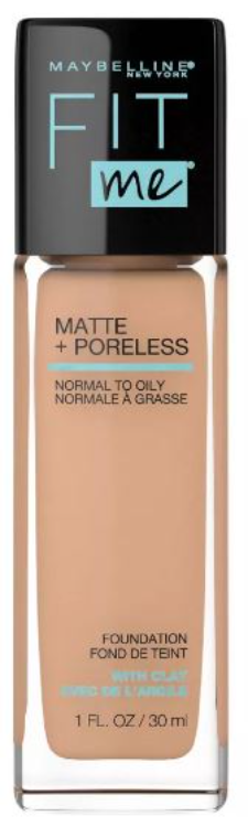 Maybelline Fit Me Matte + Poreless Oil Free Liquid Foundation Color 310 ...