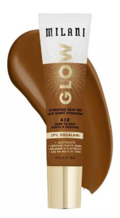 Milani Glow Hydrating Skin Tint Color Dark To Deep 410 - 1Source