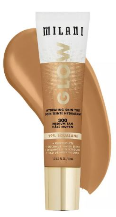 Milani Glow Hydrating Skin Tint Color Medium Tan 300 - 1Source