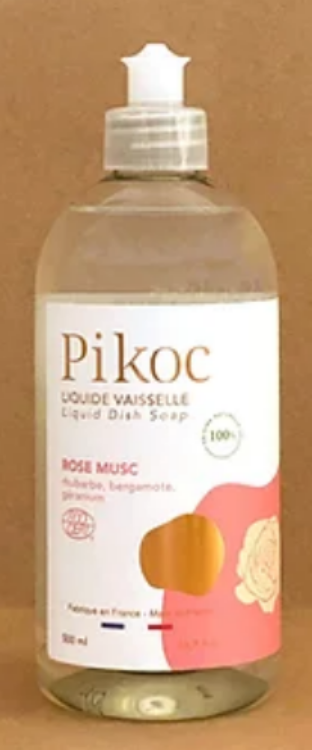 Pikoc Ecocert Dishwashing Liquid Rose Musk - 1Source