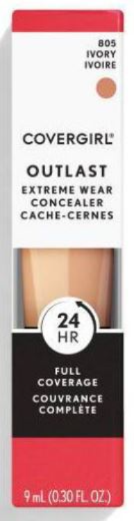 COVERGIRL Outlast Extreme Wear Concealer Color 805 Ivory - 1Source