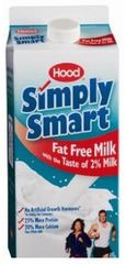 Hood Simply Smart Fat Free Milk - 1Source