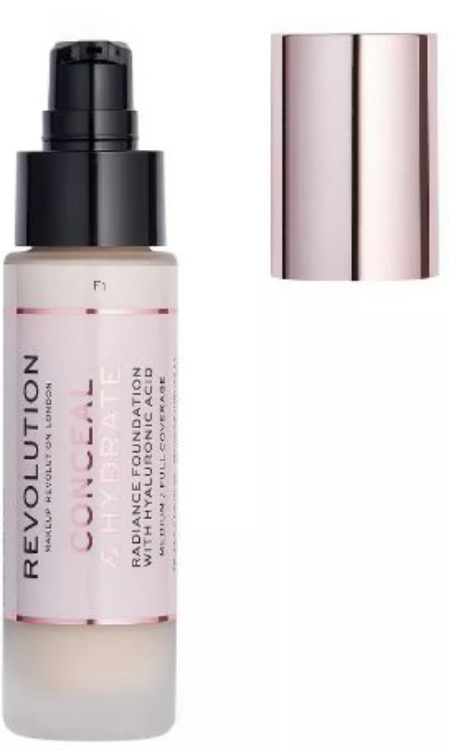 Makeup Revolution Conceal & Hydrate Radiance Foundation Color F1 - 1Source