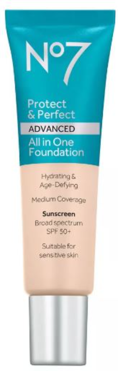 No7 Protect & Perfect Advanced All In One Foundation SPF 50 Color 02 ...
