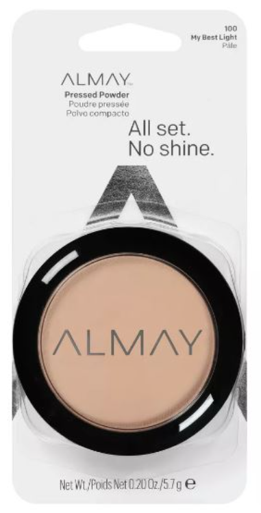 Almay All Set No Shine Pressed Powder Color 100 Light - 1Source