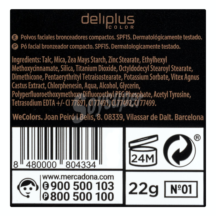 Deliplus Color Polvo Claro Sol Po Claro - 1Source