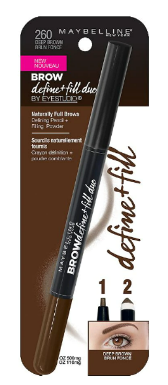 Maybelline Brow Define + Fill Duo Deep Brown - 1Source