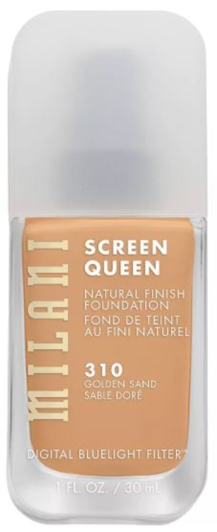 Milani Screen Queen Natural Finish Foundation Color 310 Golden Sand ...