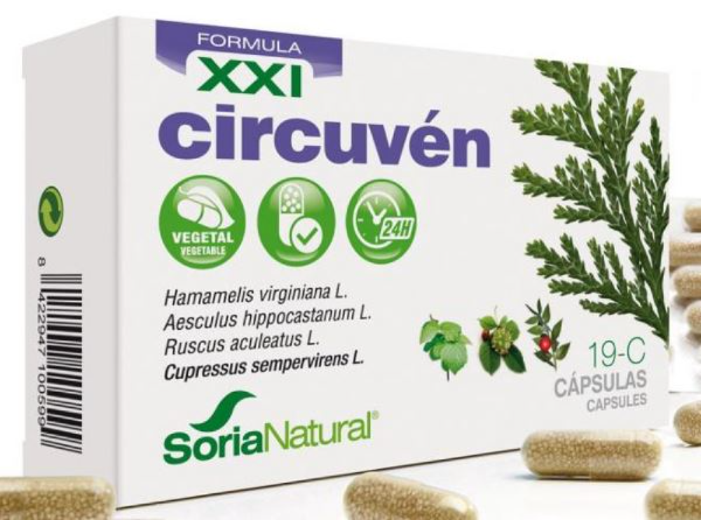 Soria Natural Capsules 19-C Circuven Formula XXI - 1Source
