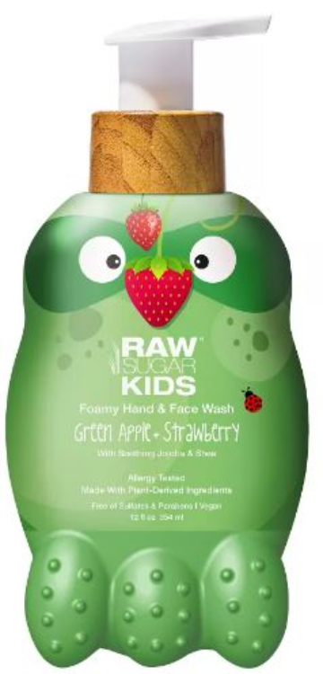 Raw Sugar Kids' Foaming Hand & Face Wash Green Apple + Strawberry - 1Source