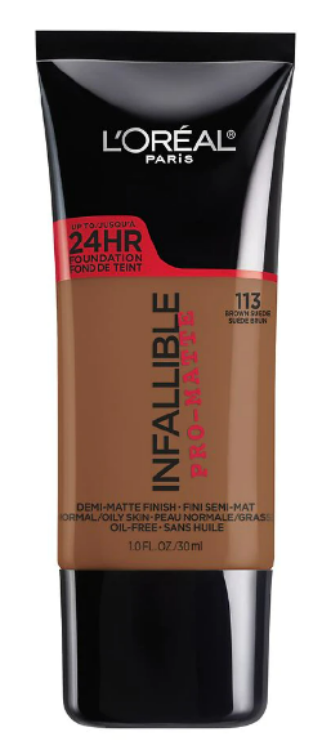 L'Oreal Paris Infallible Pro Matte Blendable Foundation Oil Free 113 ...