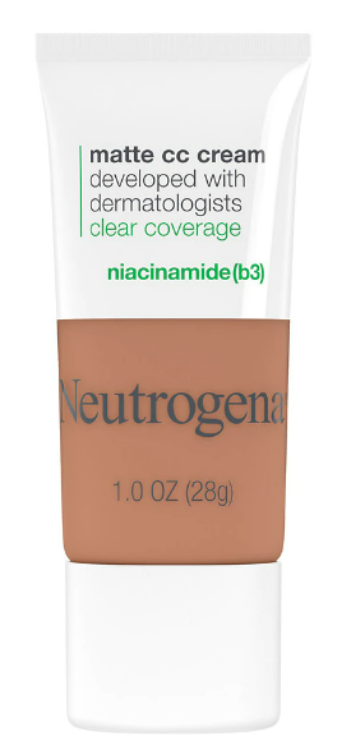 Neutrogena Clear Coverage Flawless Matte CC Cream Fragrance Free Maple ...