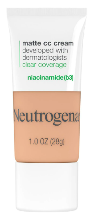 Neutrogena Clear Coverage Flawless Matte CC Cream Fragrance Free Sand ...