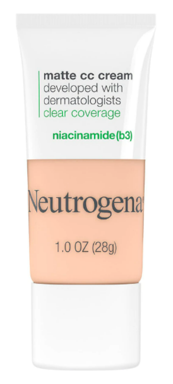 Neutrogena Clear Coverage Flawless Matte CC Cream Fragrance Free Shell ...