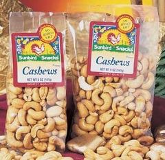 Sunbird Snacks Roasted & Salted Cashews, 3 Oz. - 1Source